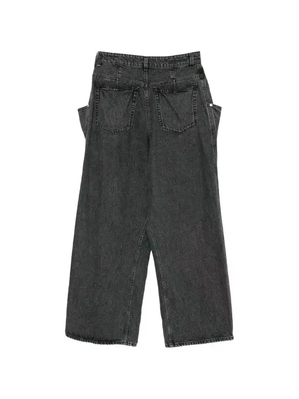 HED MAYNER Panelled Wide-leg Jeans