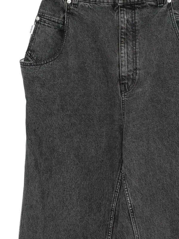 HED MAYNER Panelled Wide-leg Jeans
