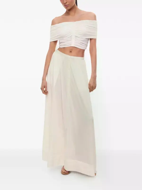 12 STOREEZ Isadora Ruched Top - White