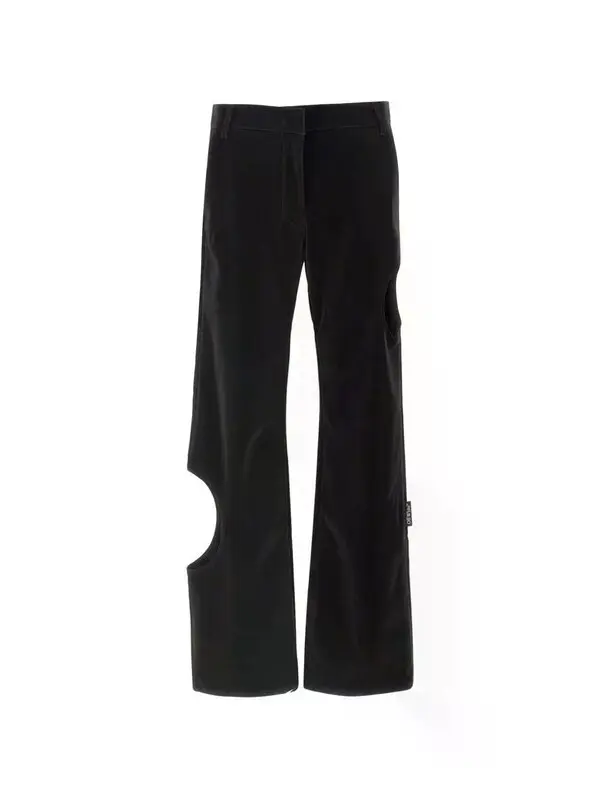 Off-White Meteor Cut-out Trousers - Black