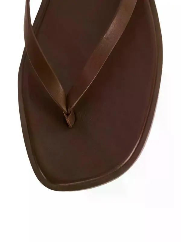 12 STOREEZ Korfos Leather Thong Sandals