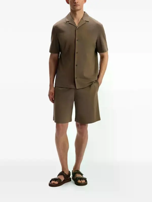 12 STOREEZ Short-sleeve Cotton Shirt