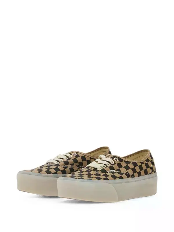 VANS Authentic Platform Checkered Sneakers