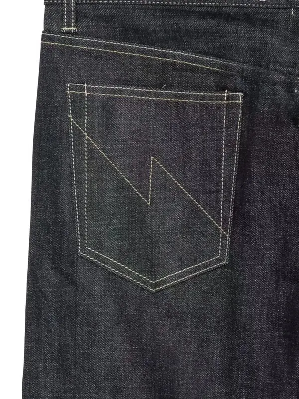 NEIGHBORHOOD Embroidered-logo Straight-leg Jeans