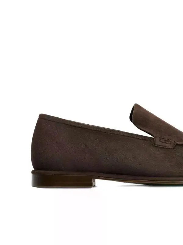 12 STOREEZ Shearling Leather Loafers