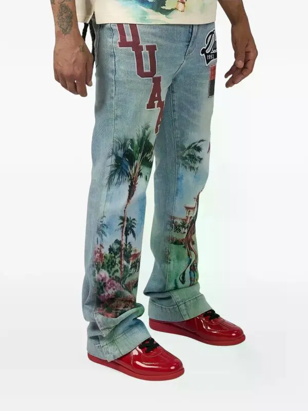 DUAA Polo-print Jeans