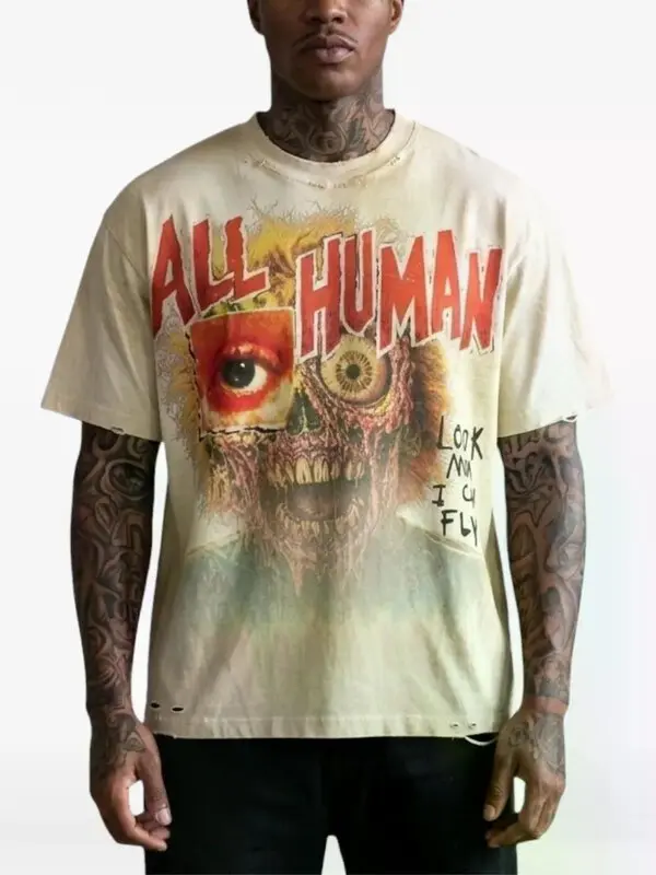 ALL HUMAN Golden Years T-shirt - Neutrals