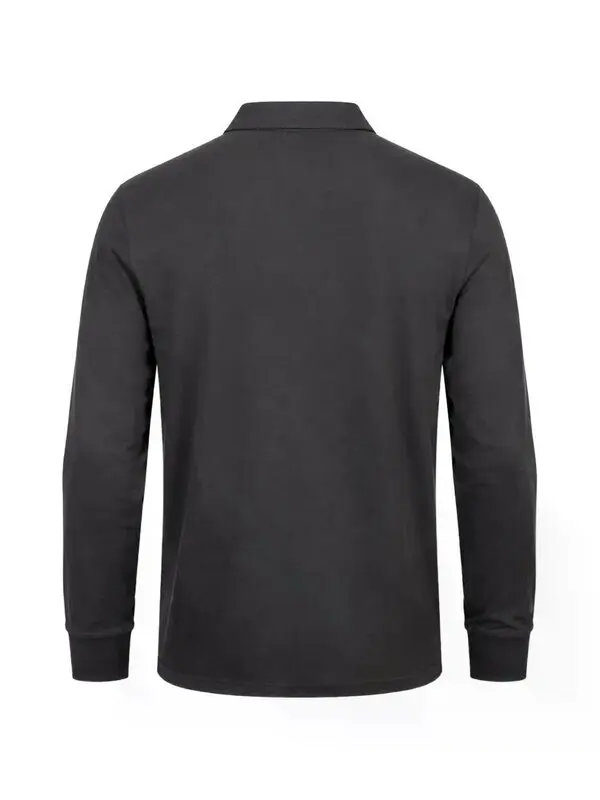 HARMONT & BLAINE Long-sleeve Pocket Polo Shirt
