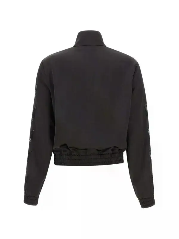 Off-White Diagonals Lace Satin Track Jacket
