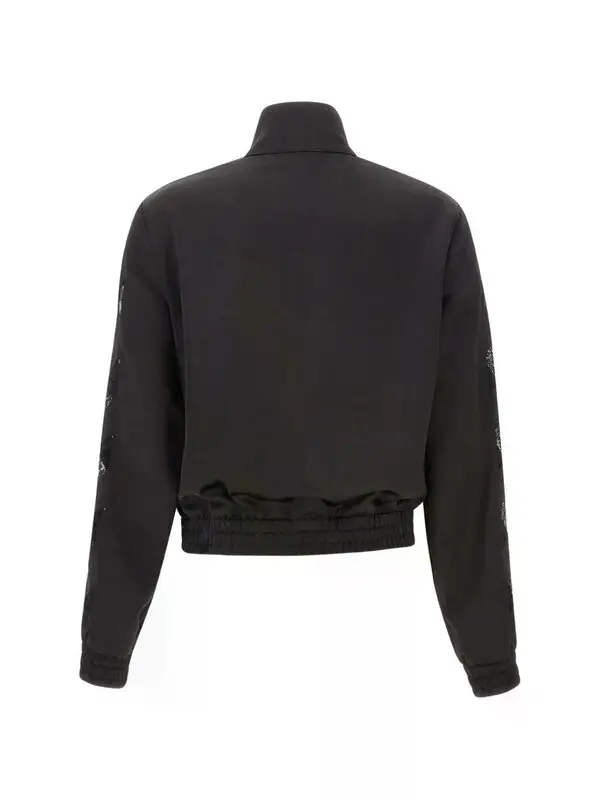 Off-White Diagonals Lace Satin Track Jacket