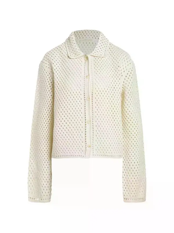 12 STOREEZ Meadow Crochet-knit Cardigan