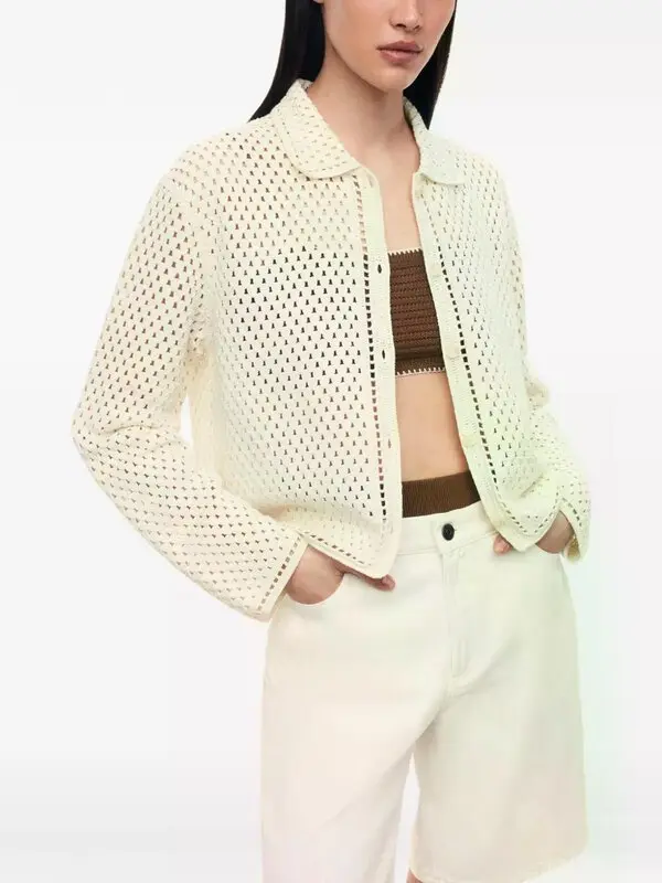 12 STOREEZ Meadow Crochet-knit Cardigan