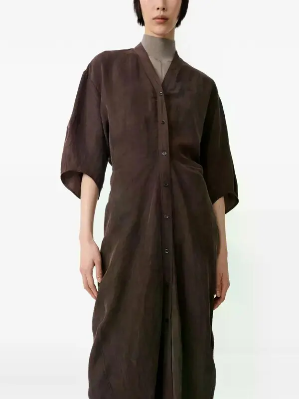 Studio Nicholson Midi Yosha Banana-curve Dress