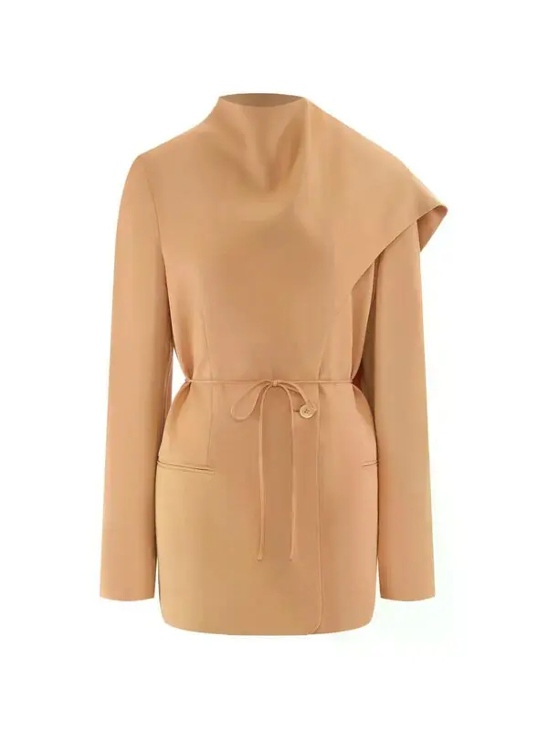12 STOREEZ Petra Asymmetric Blazer - Orange