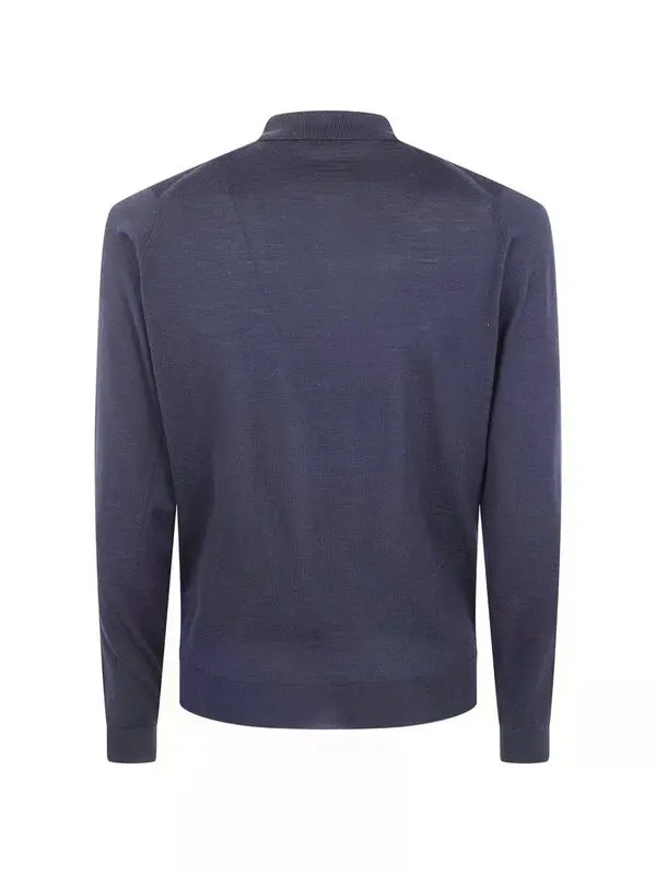 John Smedley Belper Polo Shirt - Blue