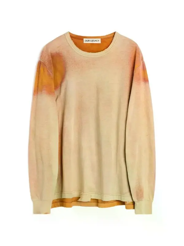 Our Legacy Cruise Sprouting Ocean Long-sleeve T-shirt - Neutrals