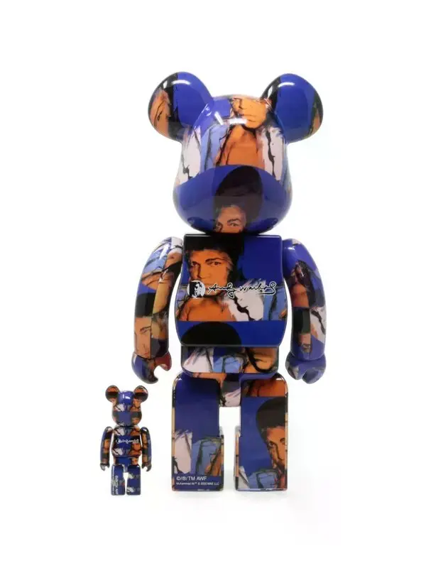 BE@RBRICK X Andy Warhol X Muhammad Ali Set - Blue