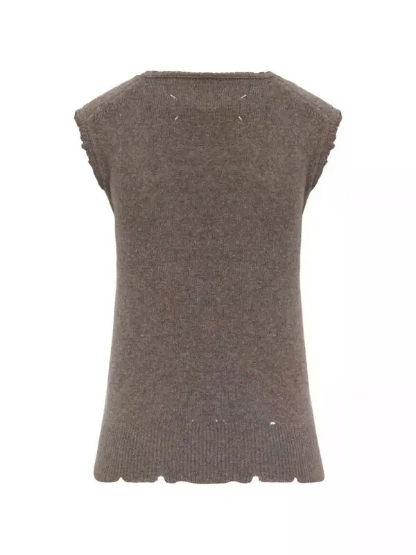 MAISON MARGIELA Distressed V-neck Vest