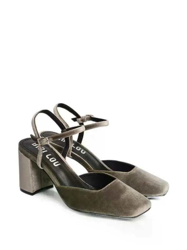 BIBI LOU Emily Suede Buckle-fastening Pumps