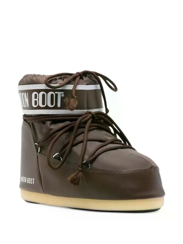Moon Boot Icon Low Nylon Boots - Brown