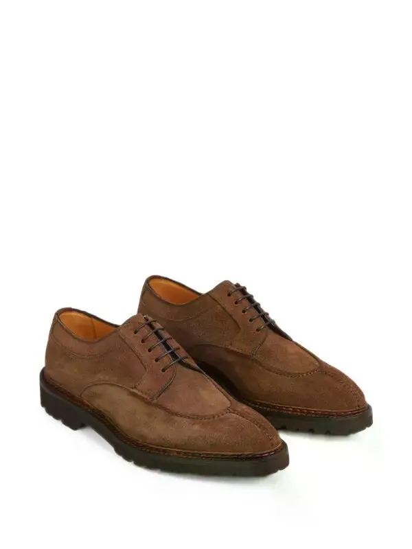 Bontoni Lace-up Suede Shoes