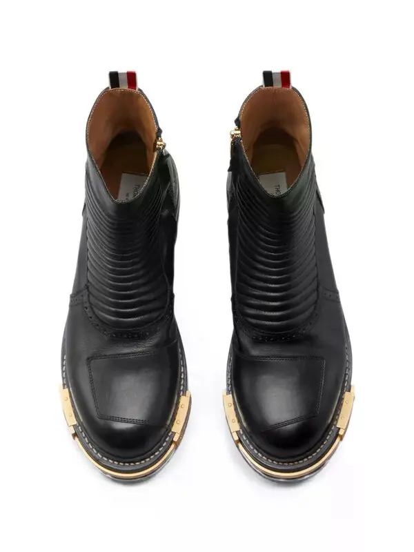 Thom Browne Panelled Leather Boots