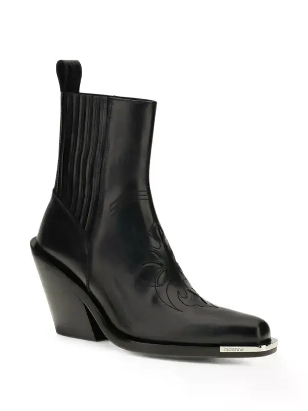 Rabanne Western Ankle Boots