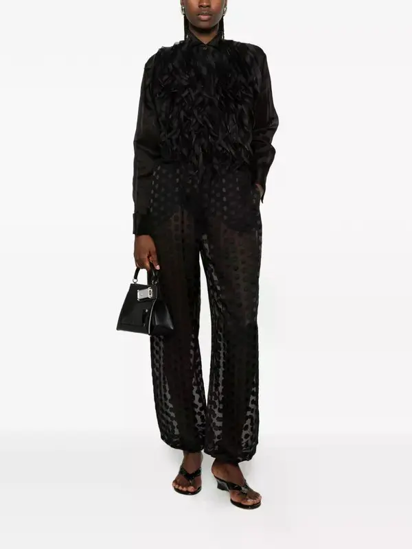 Viktor & Rolf Feather-effect Long-sleeve Shirt