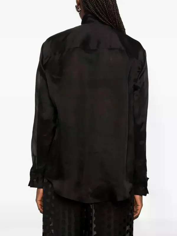 Viktor & Rolf Feather-effect Long-sleeve Shirt