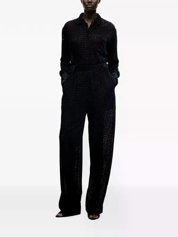 Victoria Beckham Remi Geometric Pattern Shirt