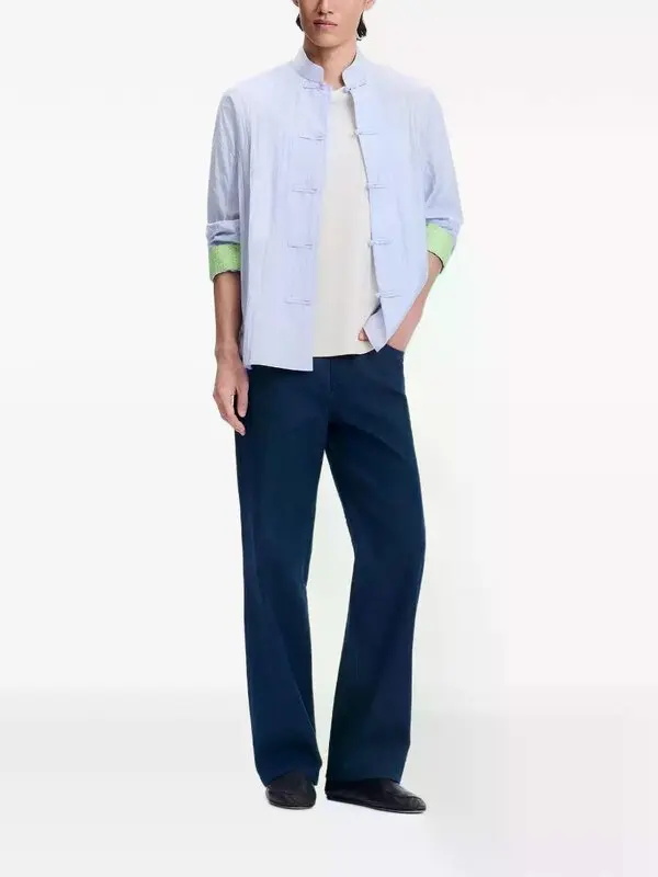 Shanghai Tang Fortune Tang Frog-fastening Shirt Jacket