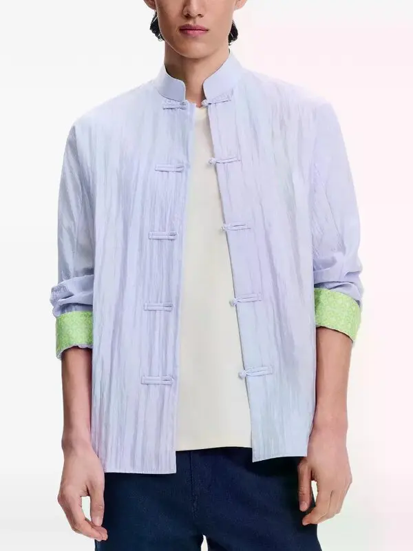 Shanghai Tang Fortune Tang Frog-fastening Shirt Jacket