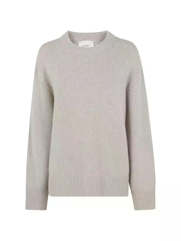 LISA YANG Round-neck Cashmere Sweater - Grey