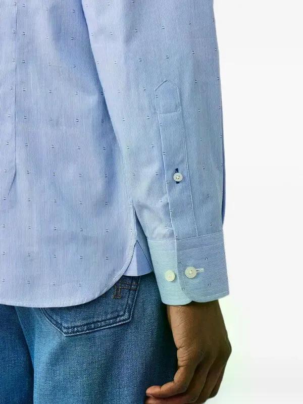 HACKETT LONDON Fil Coupé Bengal-stripe Shirt