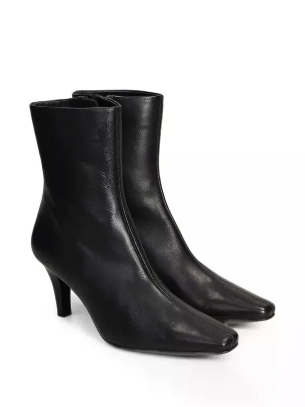 THE SELLER Square-toe Ankle Boots - Black