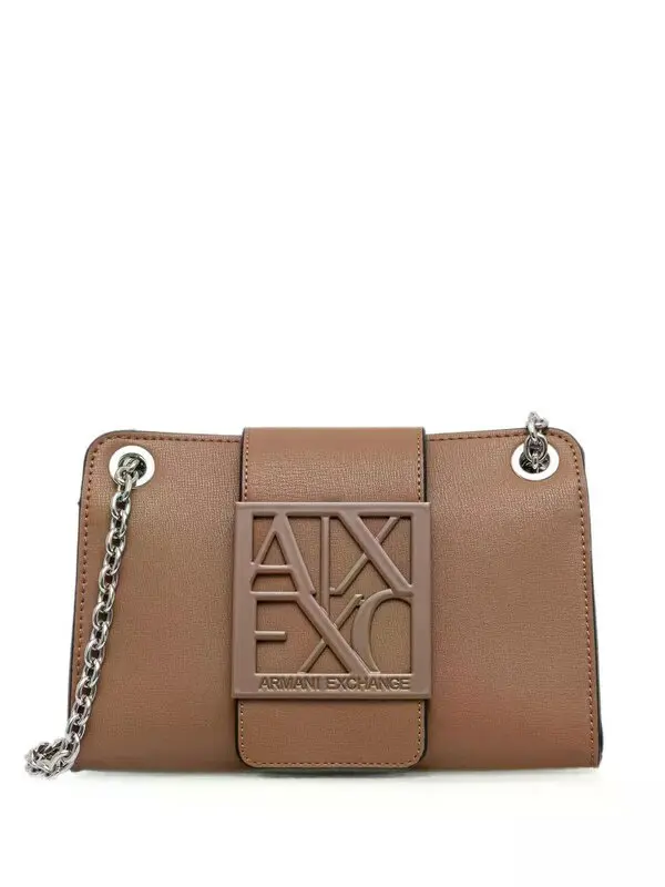 Armani Exchange Logo-plaque Chain-link Cross Body Bag