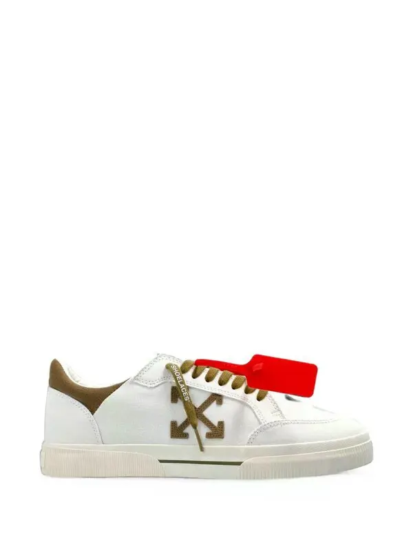 Off-White Vulc Low Sneakers With Signature Zip Tie Tag - White