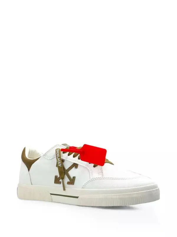 Off-White Vulc Low Sneakers With Signature Zip Tie Tag - White