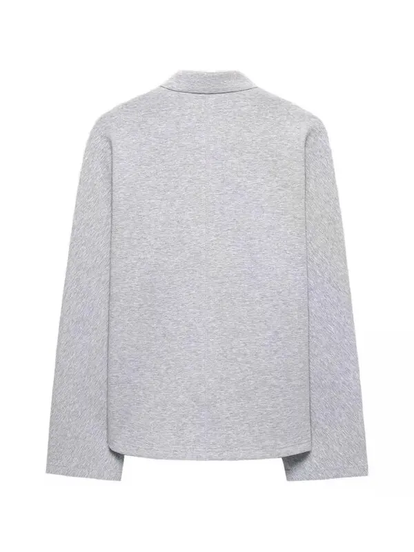 Shanghai Tang Frog-fastening Logo-embossed Jacket