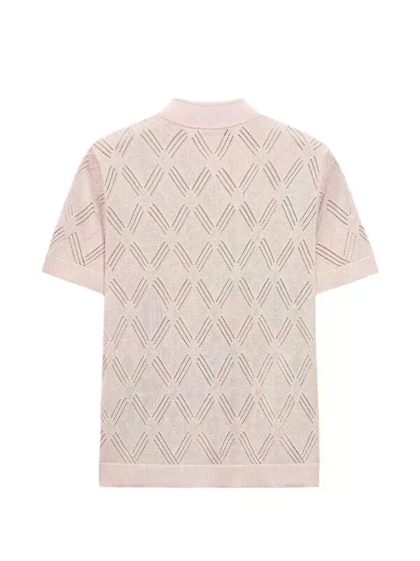 Shanghai Tang Silk Knit Top - Pink