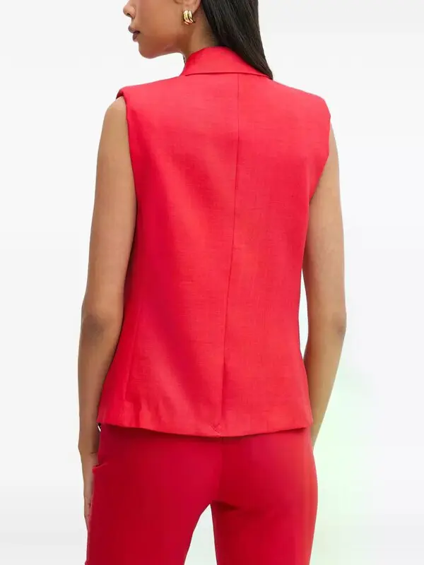 MORGAN Double-breasted Sleeveless Top