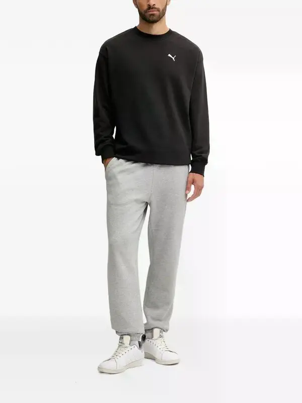 PUMA Logo-print Sweater - Black