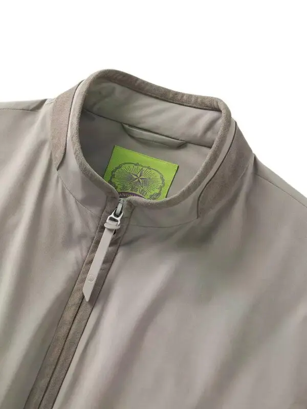 Shanghai Tang Mandarin High-neck Zip-up Vest