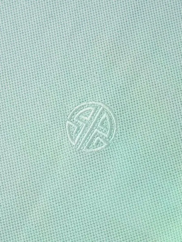 Shanghai Tang Shou Frog-button Piqué Polo Top