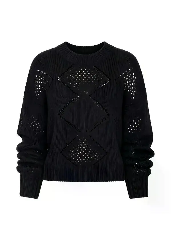 Liu Jo Milano Stitch Jersey Blazer With Decorative Buttons - Black