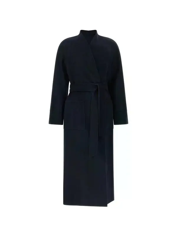 Max Mara Nodo Reversible Coat - Blue