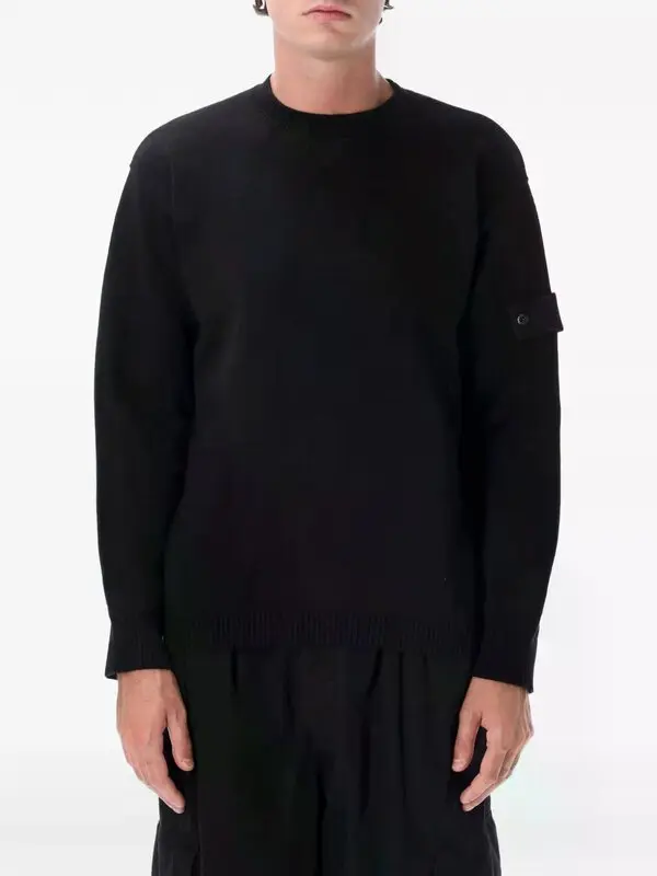 Stone Island Crew Neck Sweater - Black