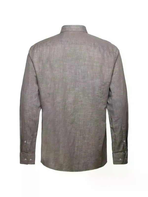 BOSS Slim-fit Shirt In Cotton And Linen