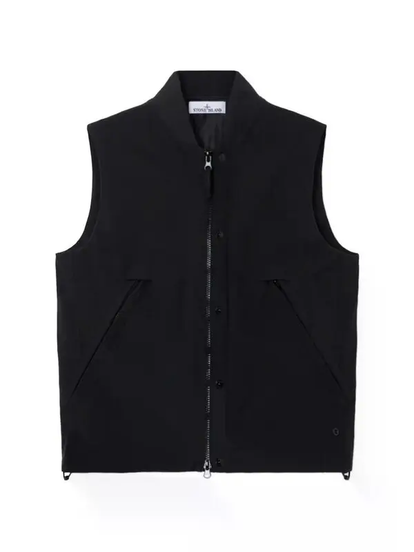 Stone Island G100004 Matt Ripstop Cordura® Advanced Fabrics Down Vest - Black