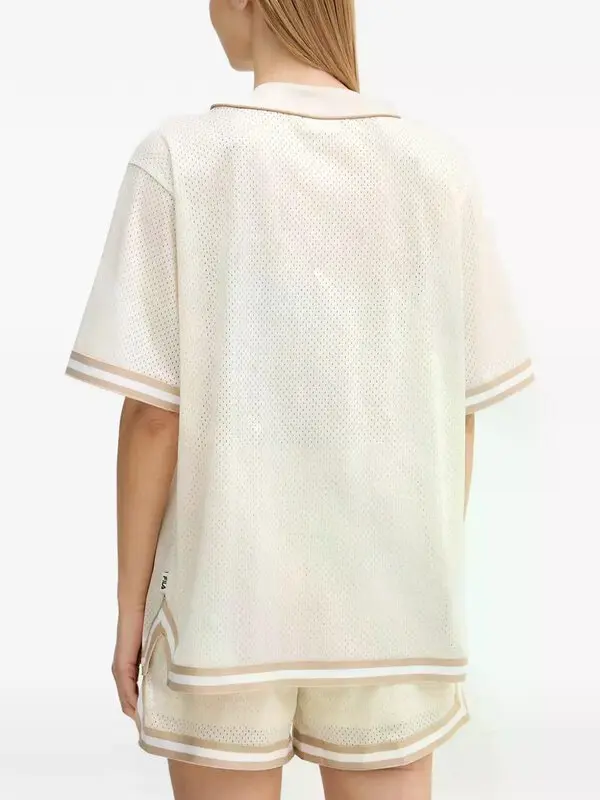 FILA Villanova Logo-print Mesh-knit T-shirt